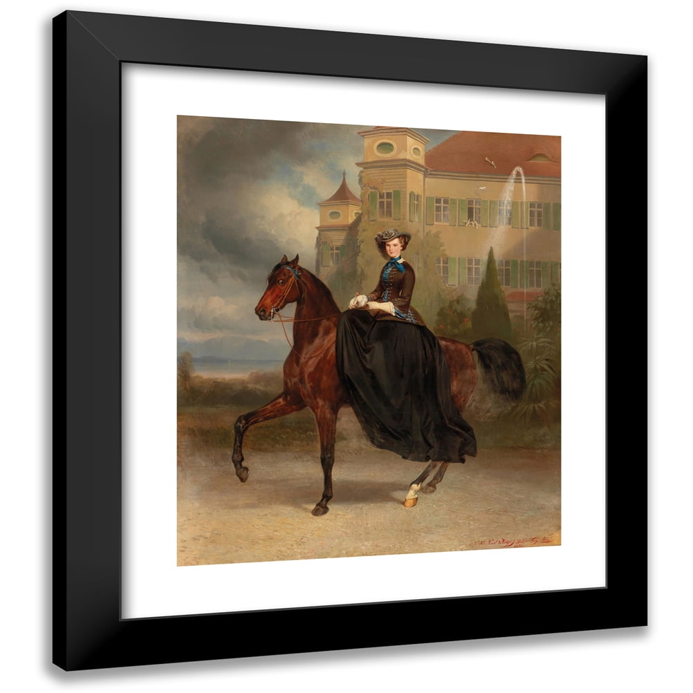 Karl Theodor von Piloty 12x14 Black Modern Framed Museum Art Print ...