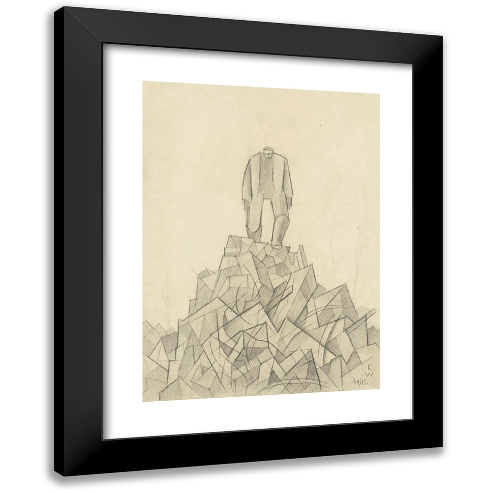 Karl Wiener 11x14 Black Modern Framed Museum Art Print Titled - The Man ...