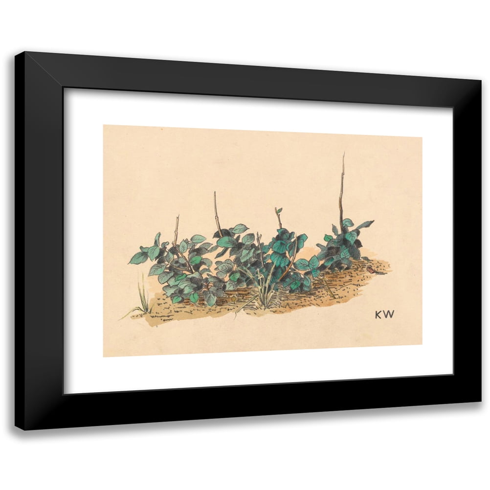 Karl Wiener 14x11 Black Modern Framed Museum Art Print Titled - Without ...