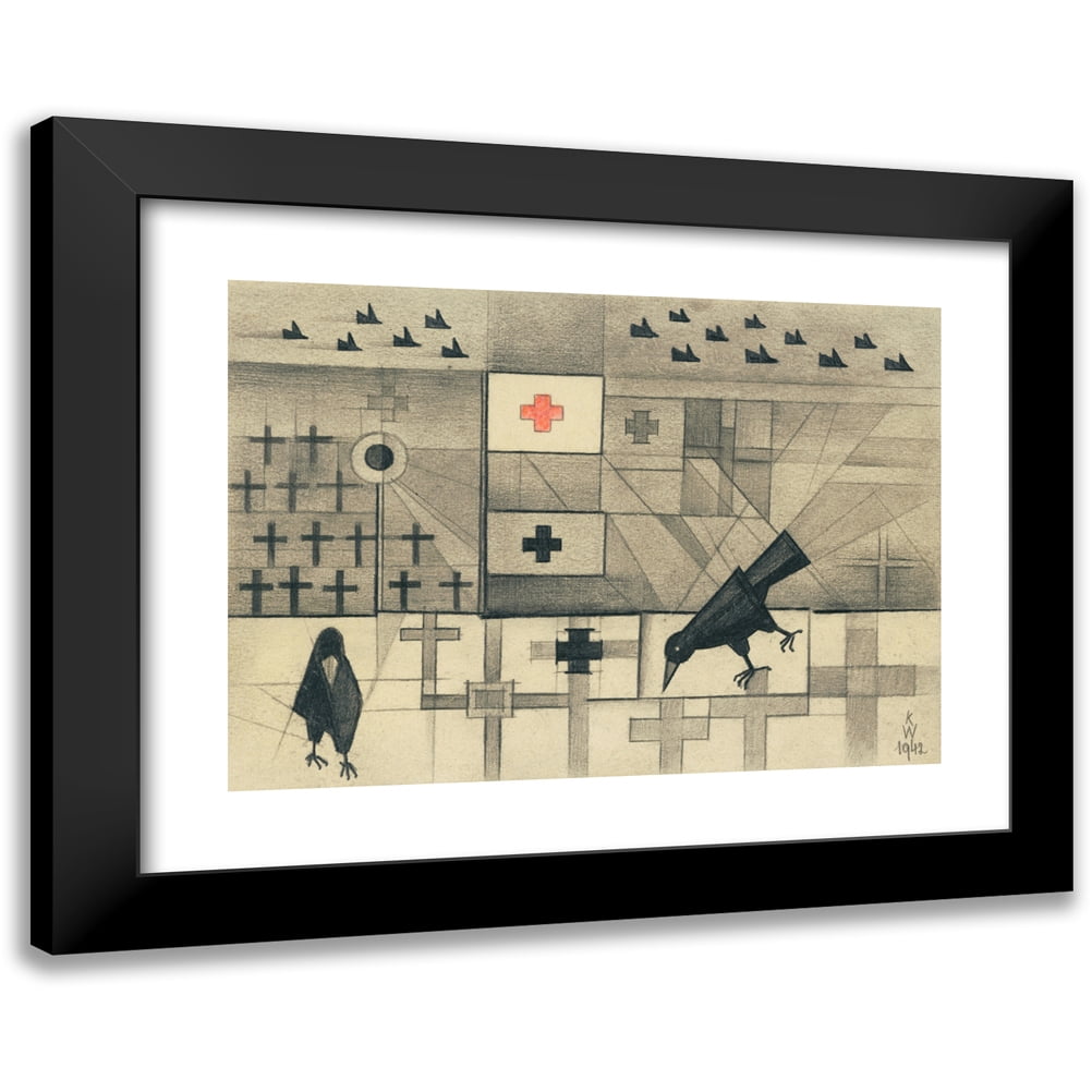 Karl Wiener 14x11 Black Modern Framed Museum Art Print Titled - Without ...
