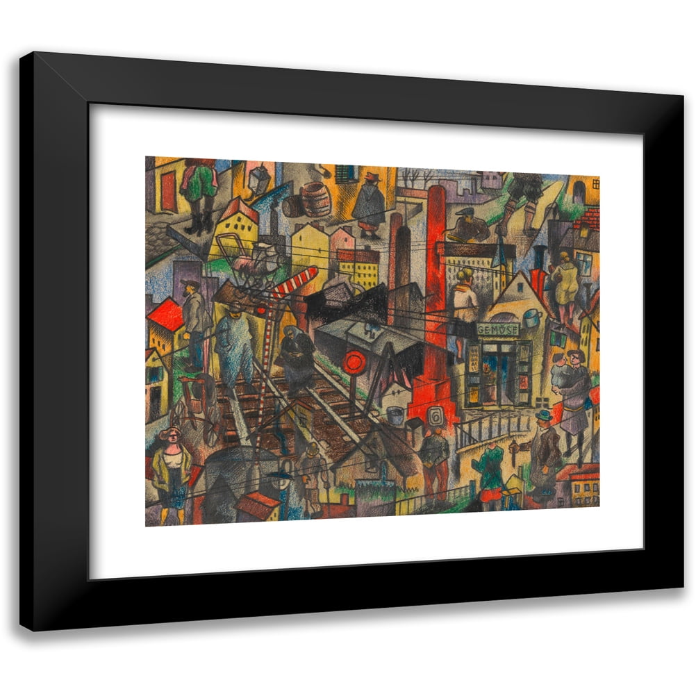 Karl Wiener 14x12 Black Modern Framed Museum Art Print Titled ...