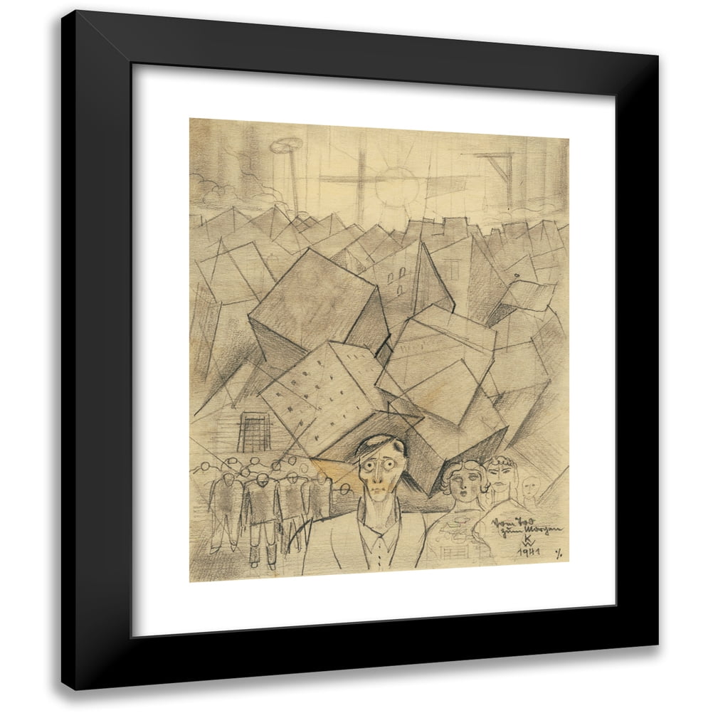 Karl Wiener 15x18 Black Modern Framed Museum Art Print Titled - From ...