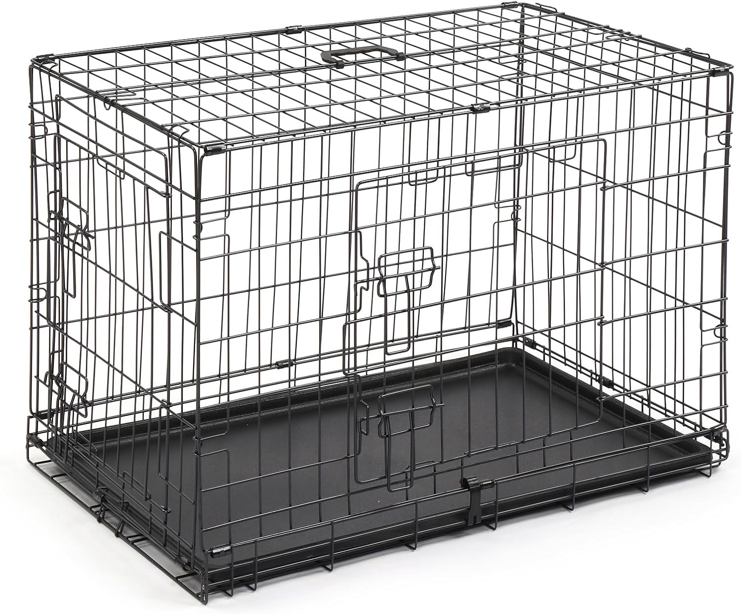 Karl home 30 Inch Dog Crate with Handle, Portable Dog Kennel Indoor ...
