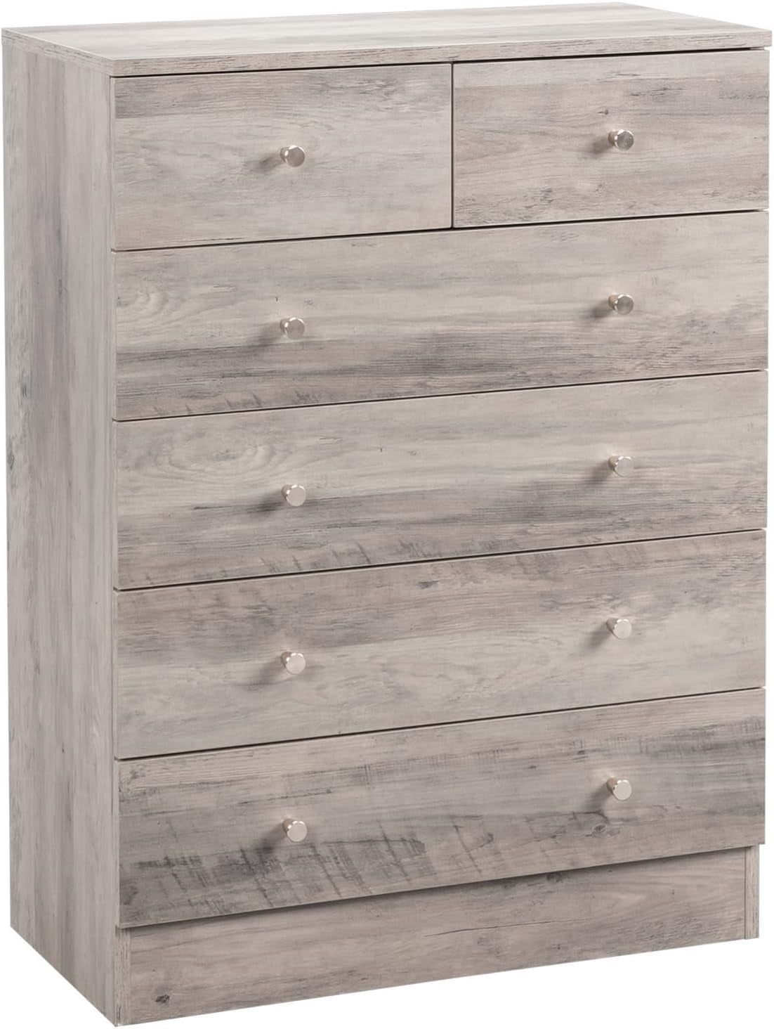 Karl home Grey 6 Drawer Dresser for Bedroom, Tall Dresser Chest of ...