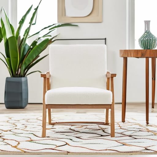 Karl home Mid-Century Accent Chair Modern Retro Leisure Chair with ...