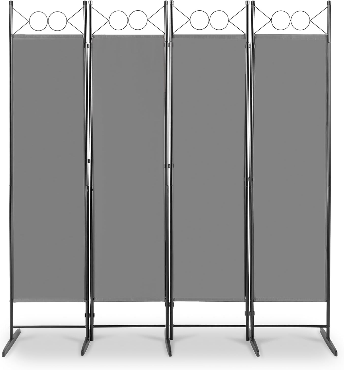 Karl home Room Divider, 4 Panel Folding Partition Privacy Screens ...