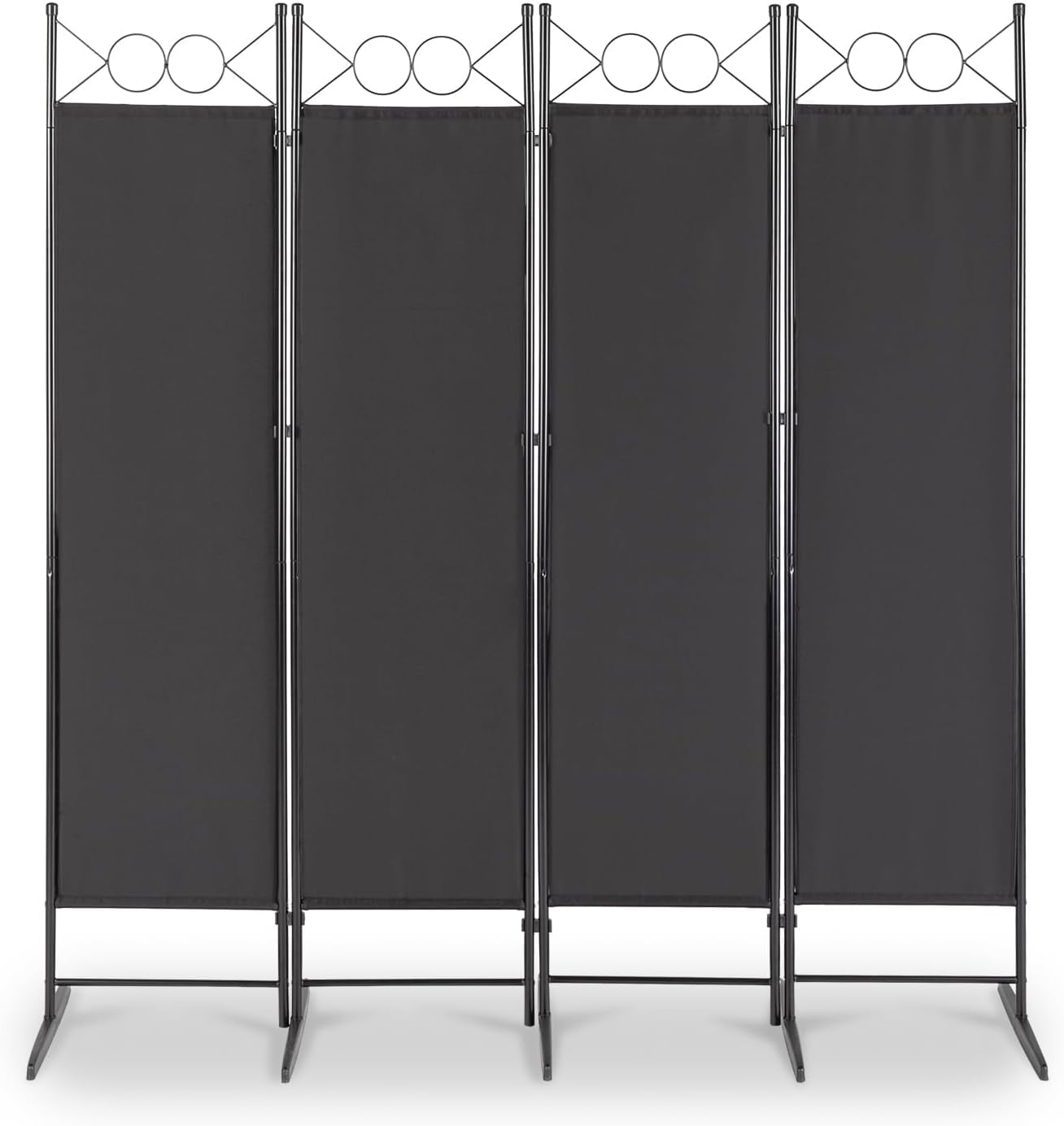 Karl home Room Divider, 4 Panel Folding Partition Privacy Screens ...