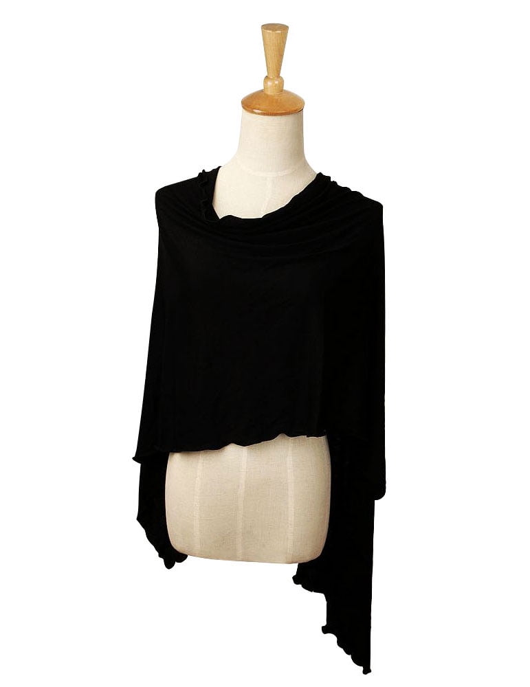 Karla Hanson Pack n Fold Women's Portable Shawl - Black - Walmart.com