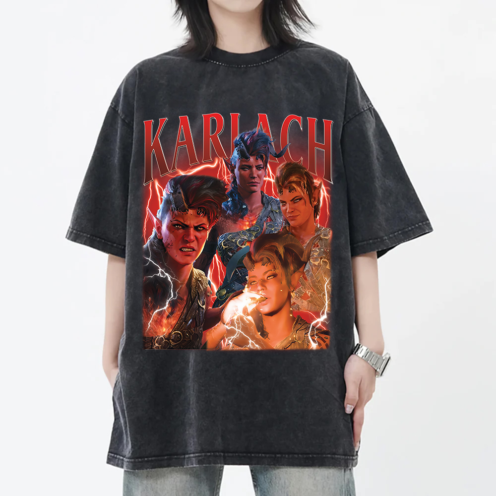 Karlach Baldur's Gate 3 BG3 Limited Bootleg Tee Vintage 90s Graphic ...