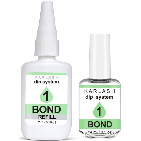 Karlash Gel Base DIP Powder System Refill 2 oz Step 1 Bond 0.5oz ...