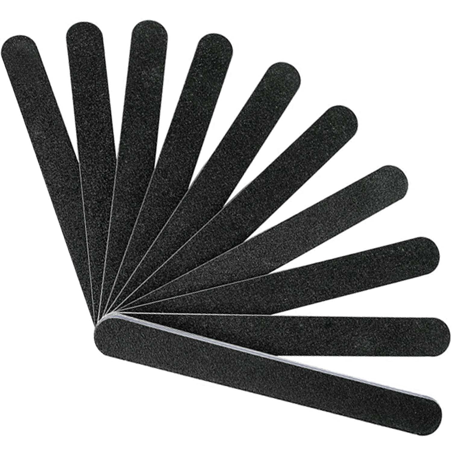 Karlash Professional Double Sided Emery Board 7" Black Nail File 80/80 ...