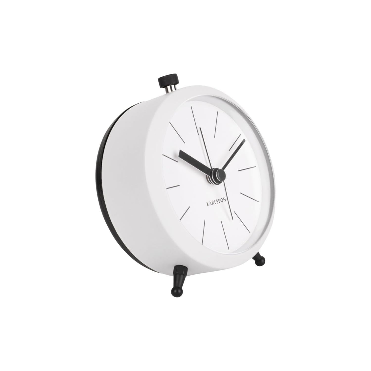 Karlsson Button Alarm Clock Stylish DeskTable Clocks for Home Decor ...