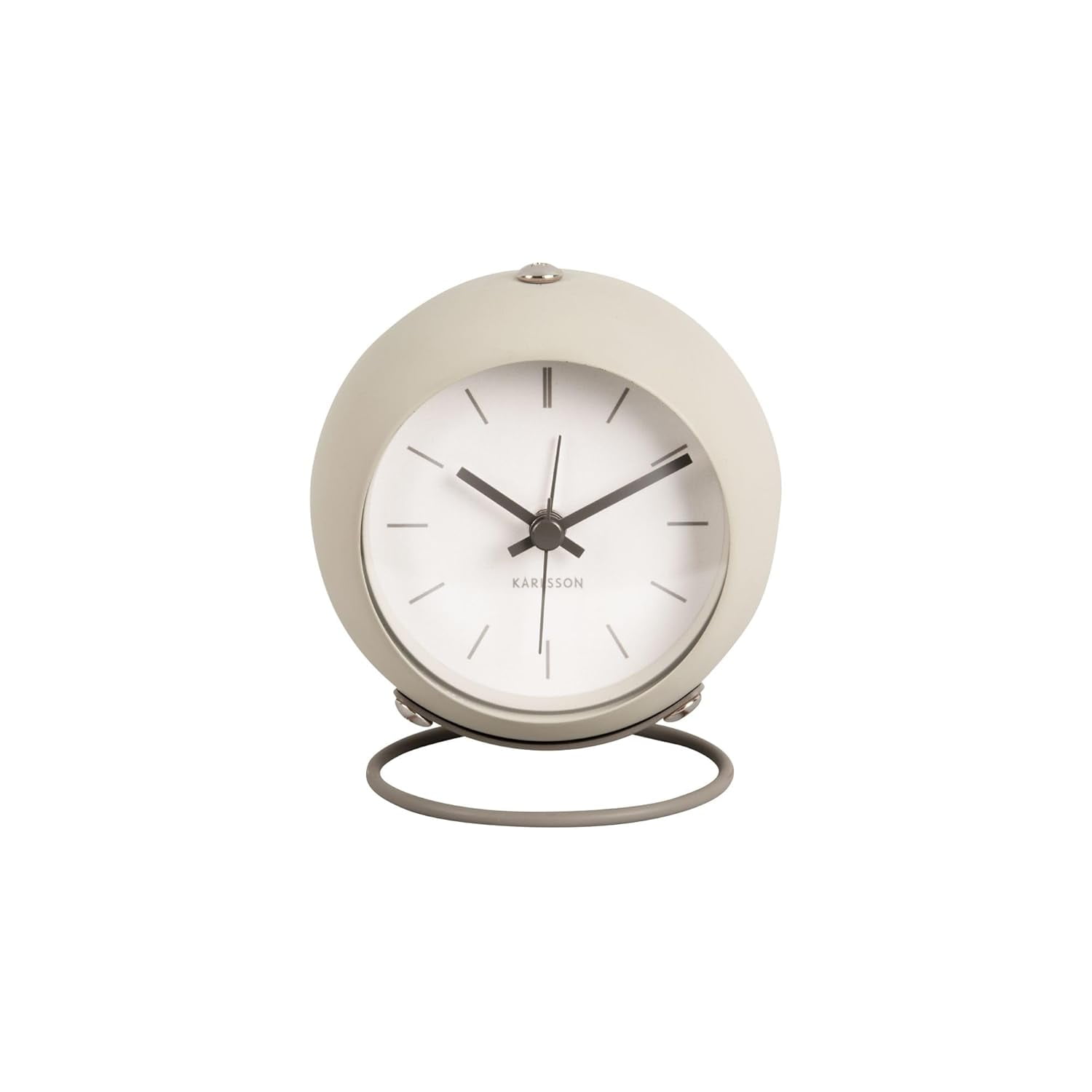 Karlsson Nirvana Globe Alarm Clock Stylish DeskTable Clocks for Home ...