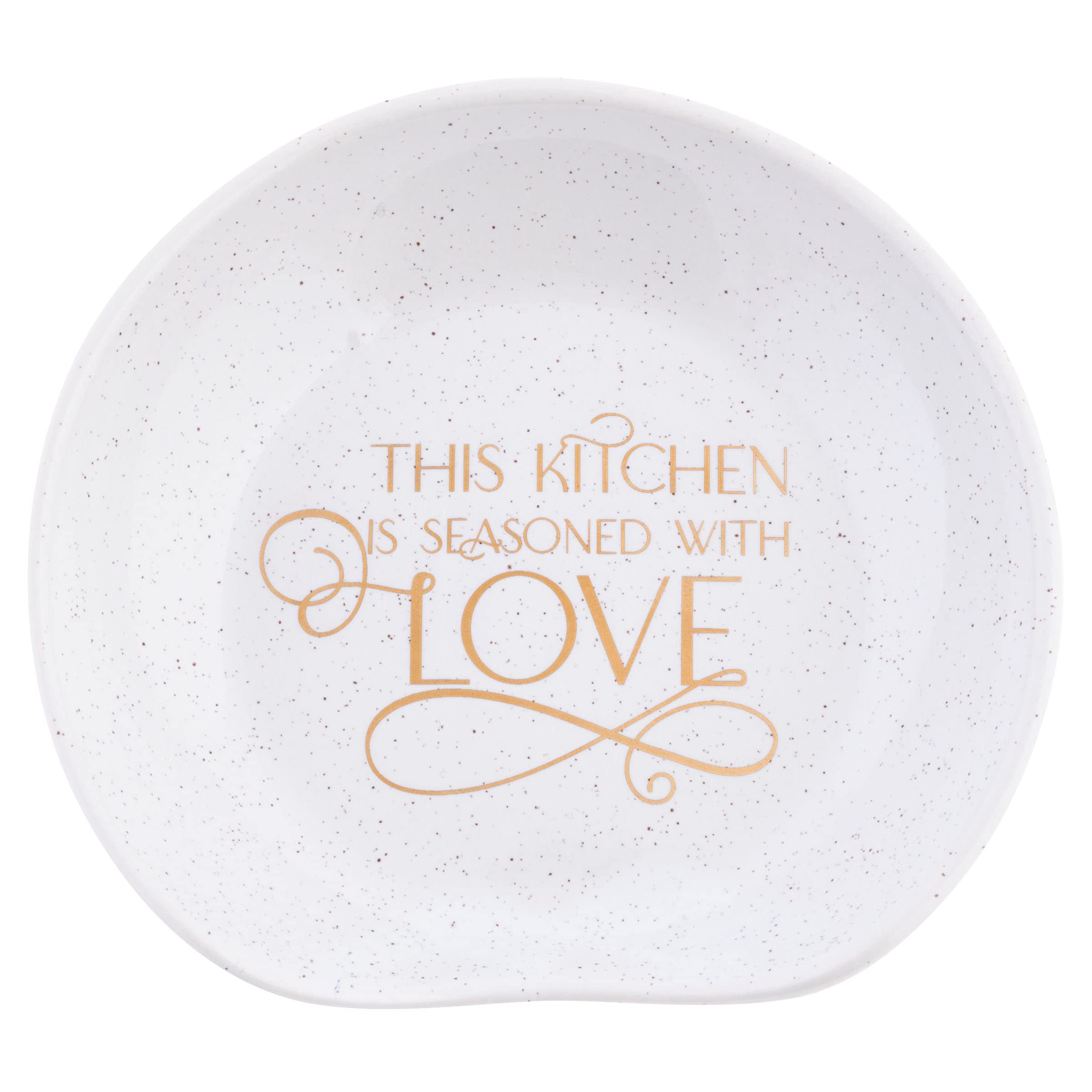 CHIC SPOON REST THIS KITCHEN IS SEASONED WITH LOVE - Walmart.com
