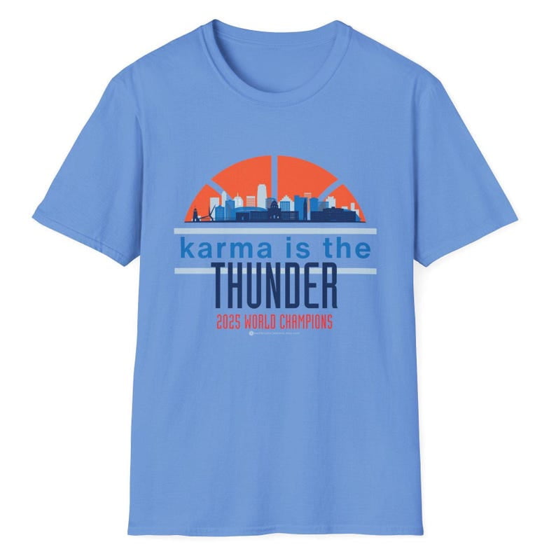 Karma Is the THUNDER | OKC Thunder x Pop Icon-Inspired 2025 Champs ...