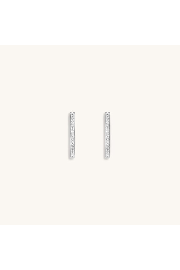 Crystal Hoop Earrings