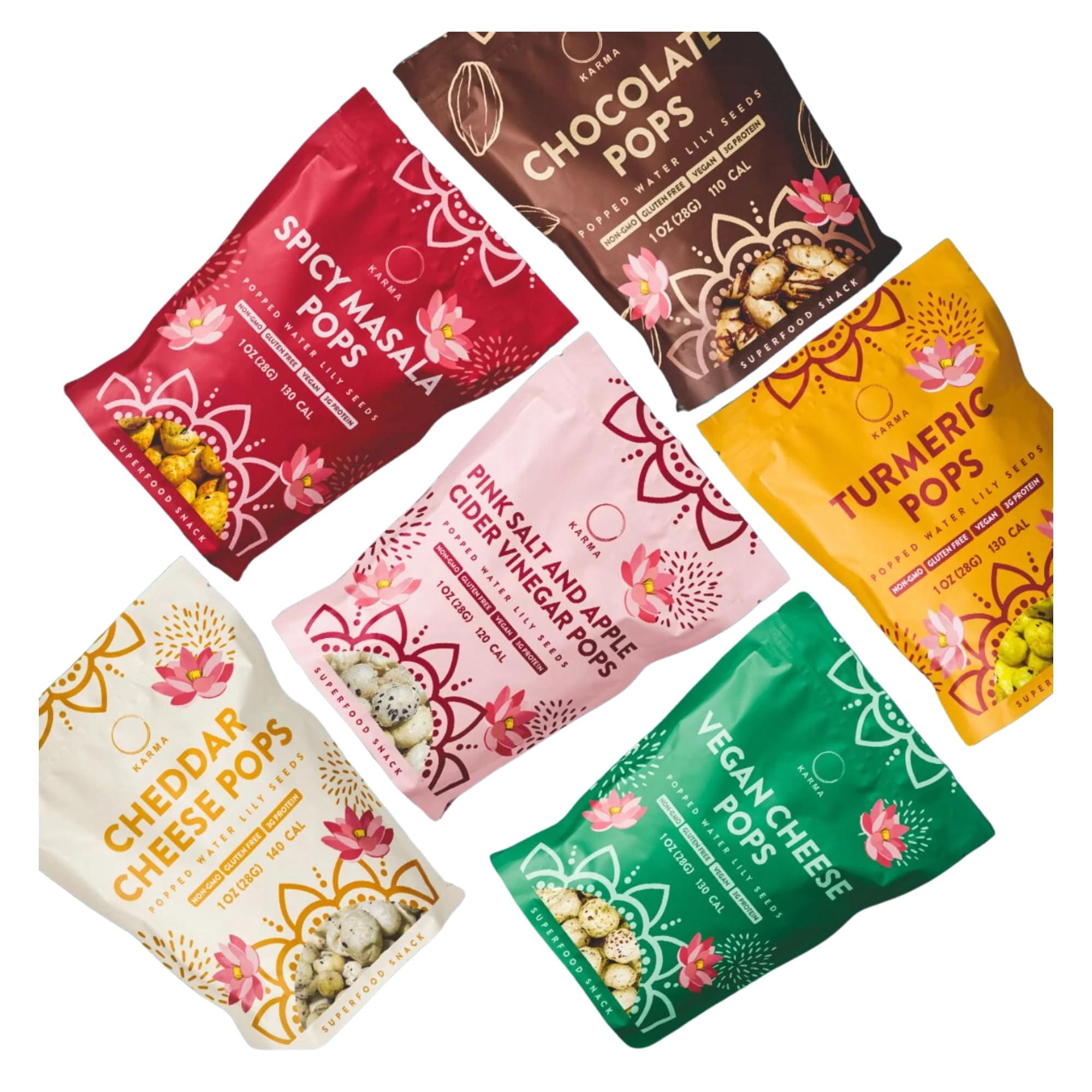 Karma Pops Variety Pack - 3g Protein, Gluten-Free, Vegan, Non-GMO ...