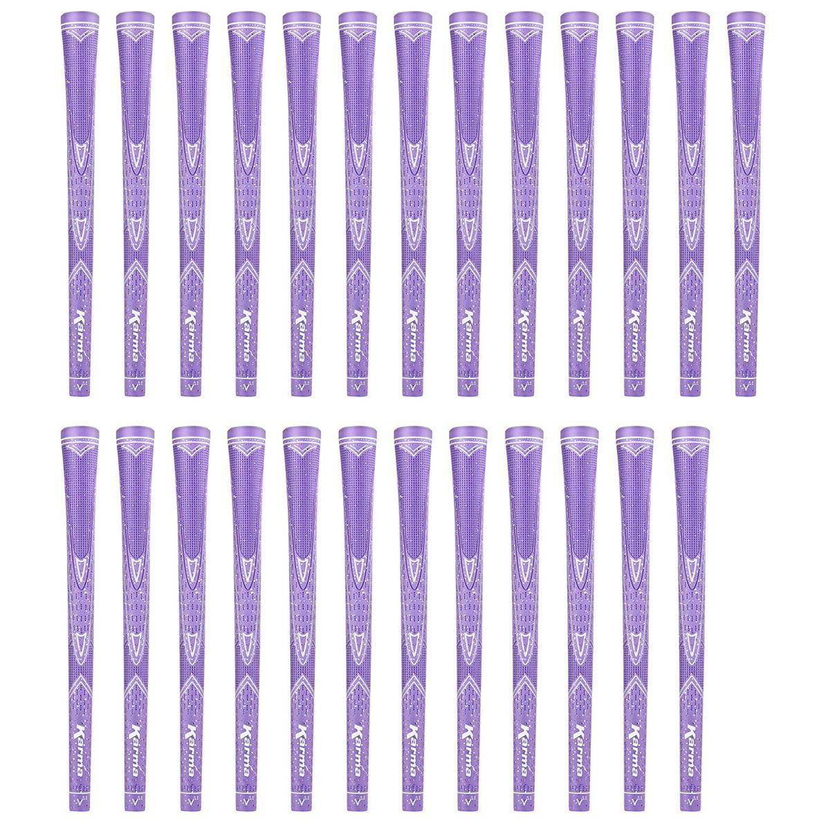 Karma Purple Sparkle 25 Piece Ladies Undersize Golf Grip Bundle ...