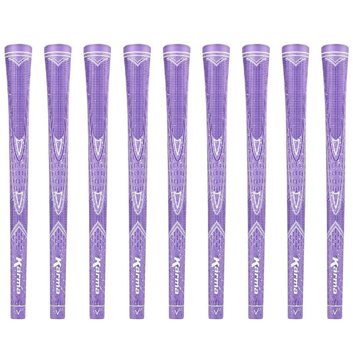 Karma Purple Sparkle 9 Piece Ladies Undersize Golf Grip Bundle ...