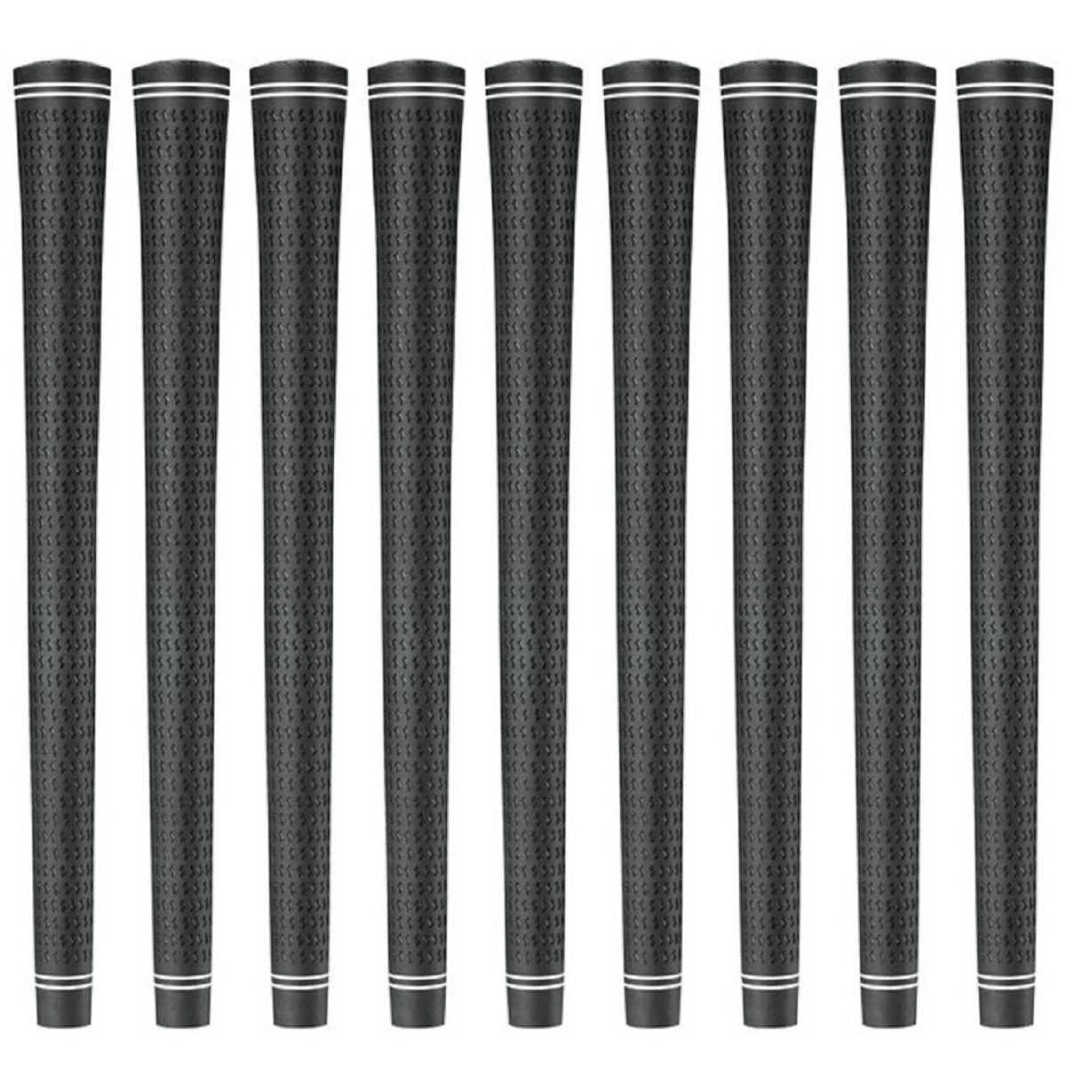 Karma Revolution Black Midsize (+1/32") 9 Piece Golf Grip Set - Walmart.com