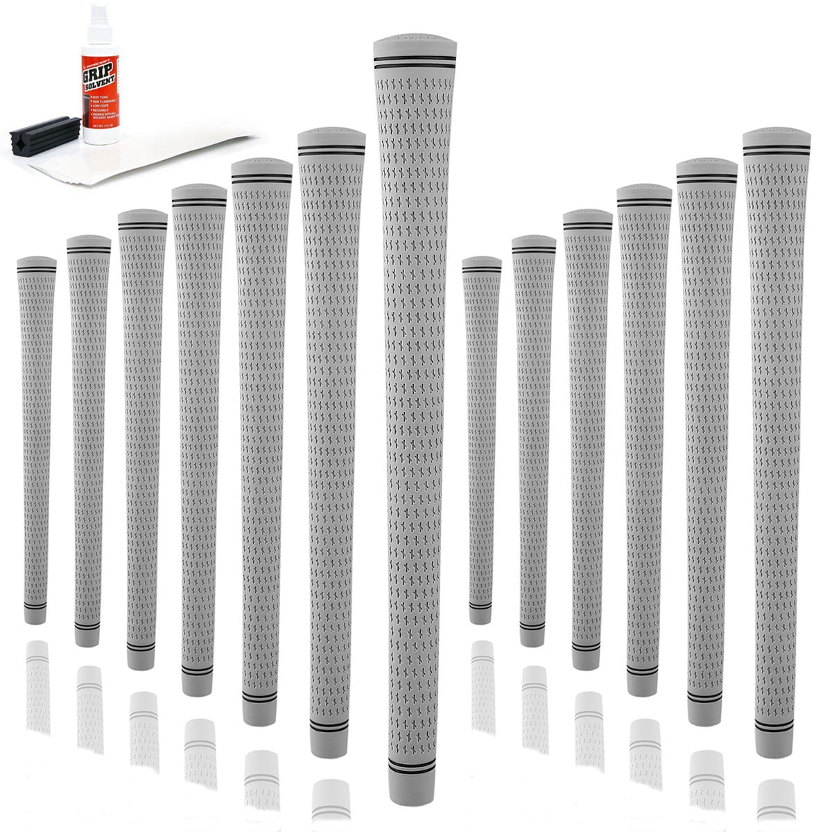 Karma Revolution Gray Golf Grip Kit Contains 13 Standard Size Grips, 13 ...