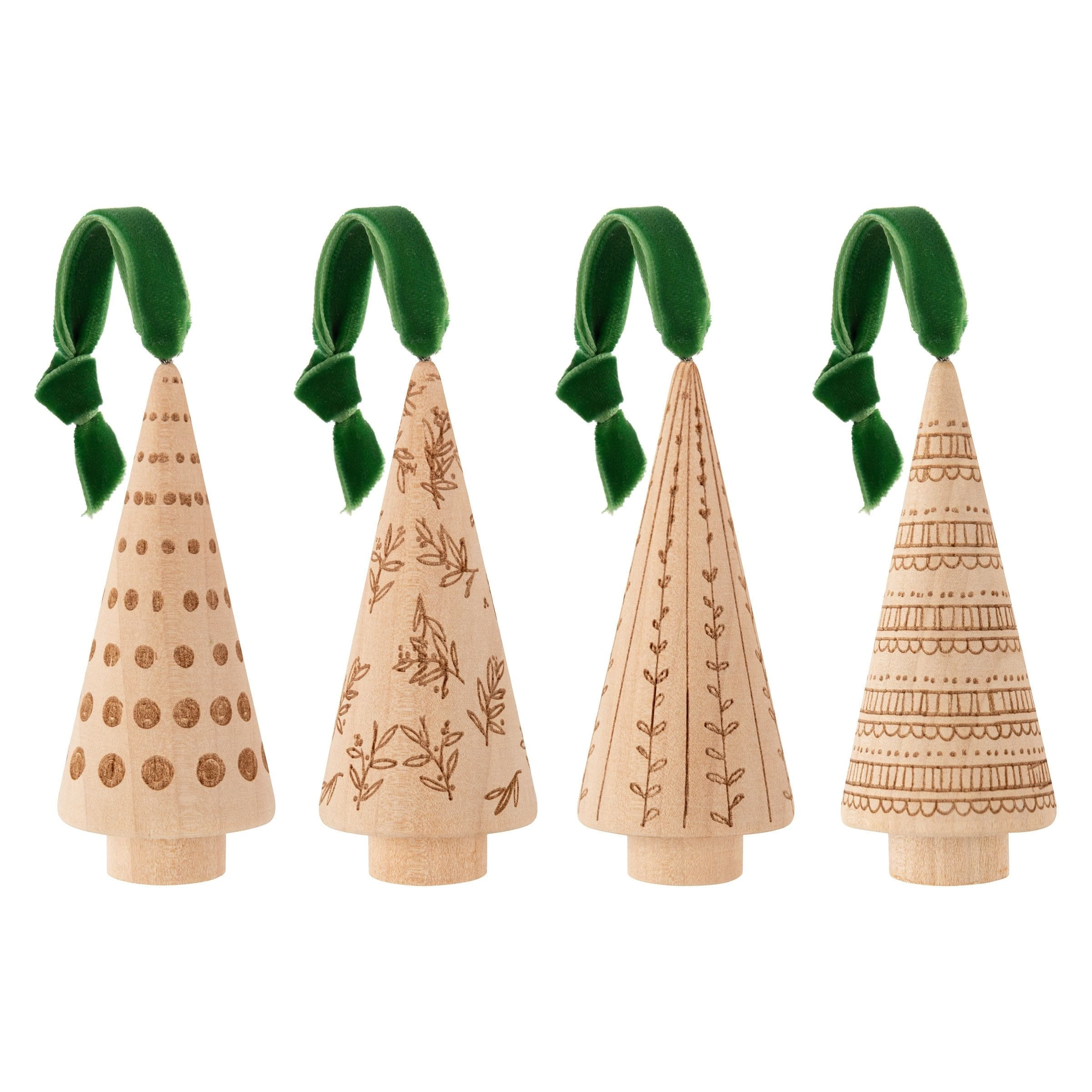 Karma Wood Tree Ornaments - Walmart.com