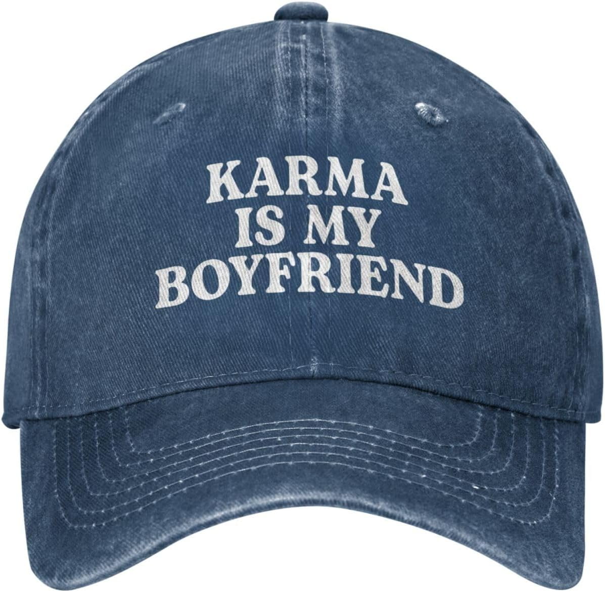 Karma is My Boyfriend Cap Men Baseball Hats Adjustable Hats - Walmart.com