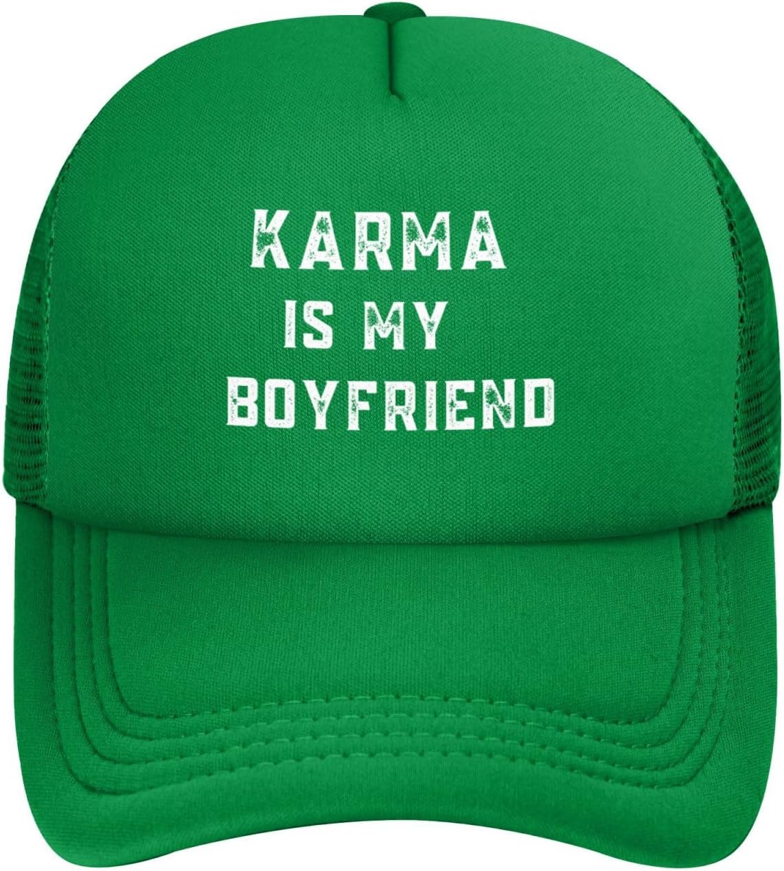 Karma is My Boyfriend Mesh Hat for Men Women Trucker HatBaseball Cap ...