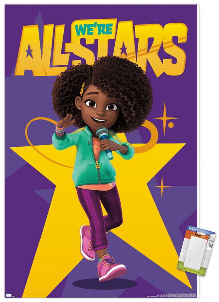 Karma's World - All-Stars Wall Poster, 14.725" x 22.375" - Walmart.com