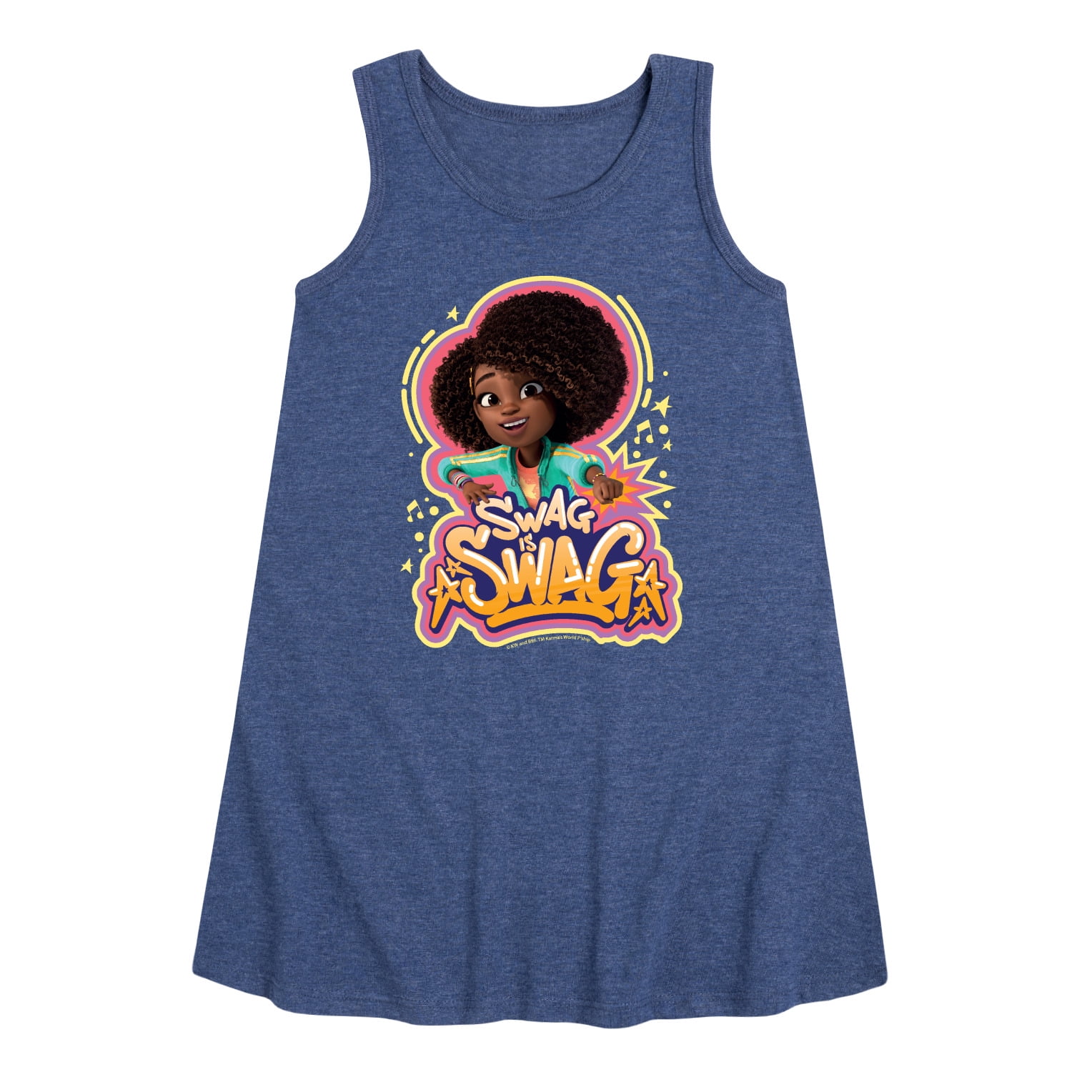 Karma's World - Swag Is Swag - Toddler and Youth Girls A-line Dress ...