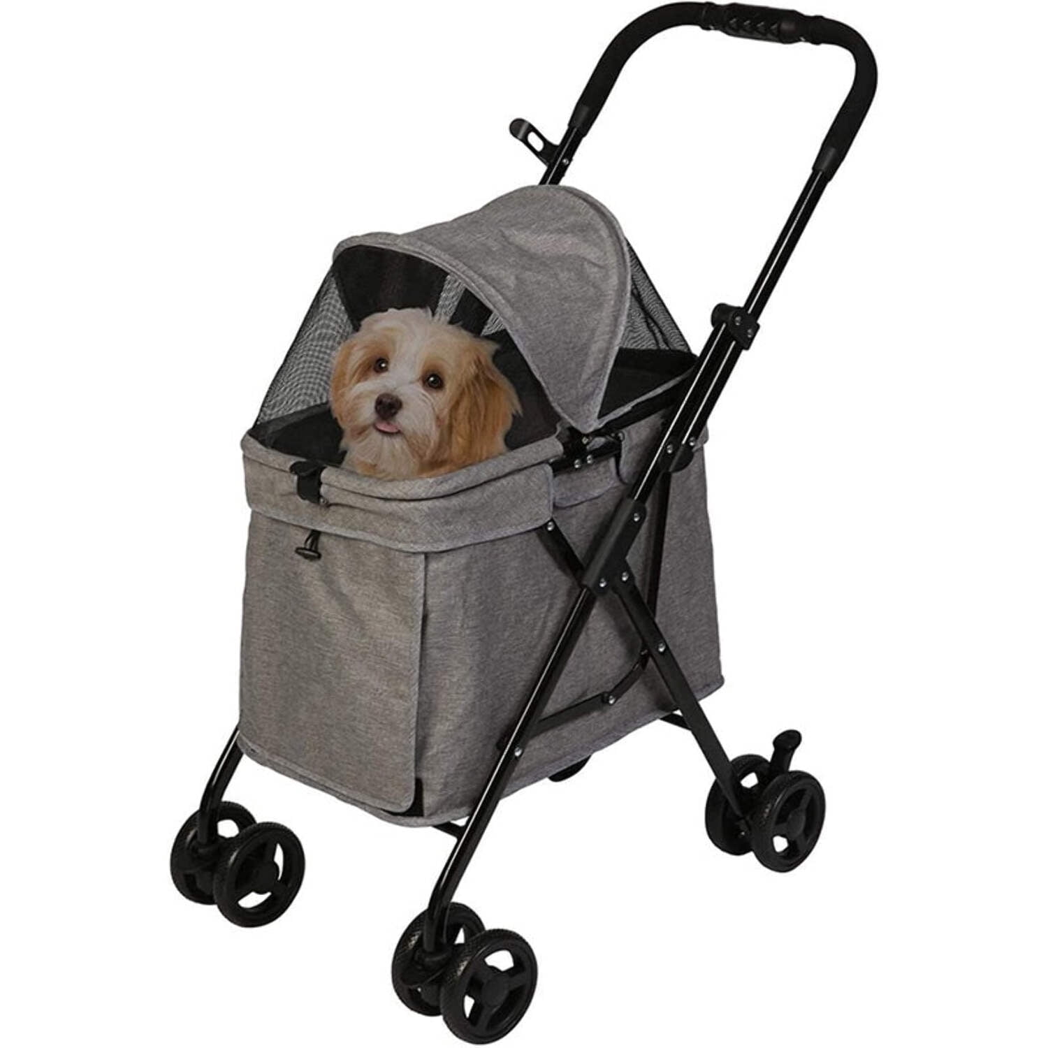 Karmas Product Lightweight Dog Stroller for Medium Dogs Cats One Click ...
