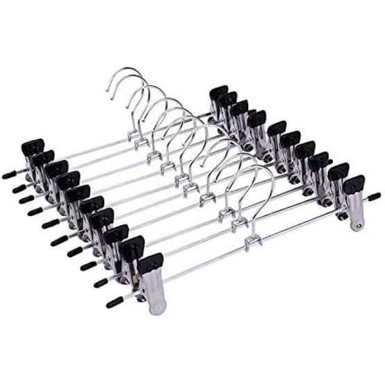 Karmeshwar Enterprise Metal Adjustable Non Slip Clips Space Saving ...