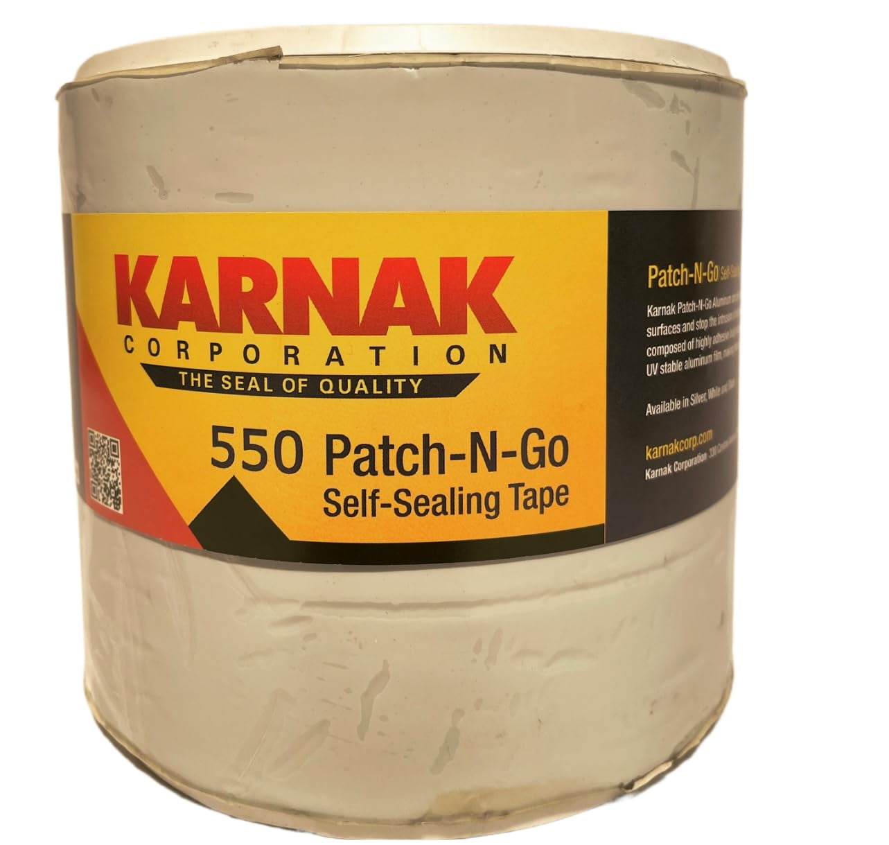 Karnak 550W-06 White Patch-N-Go Waterproof Tape – Reinforce, Seal ...