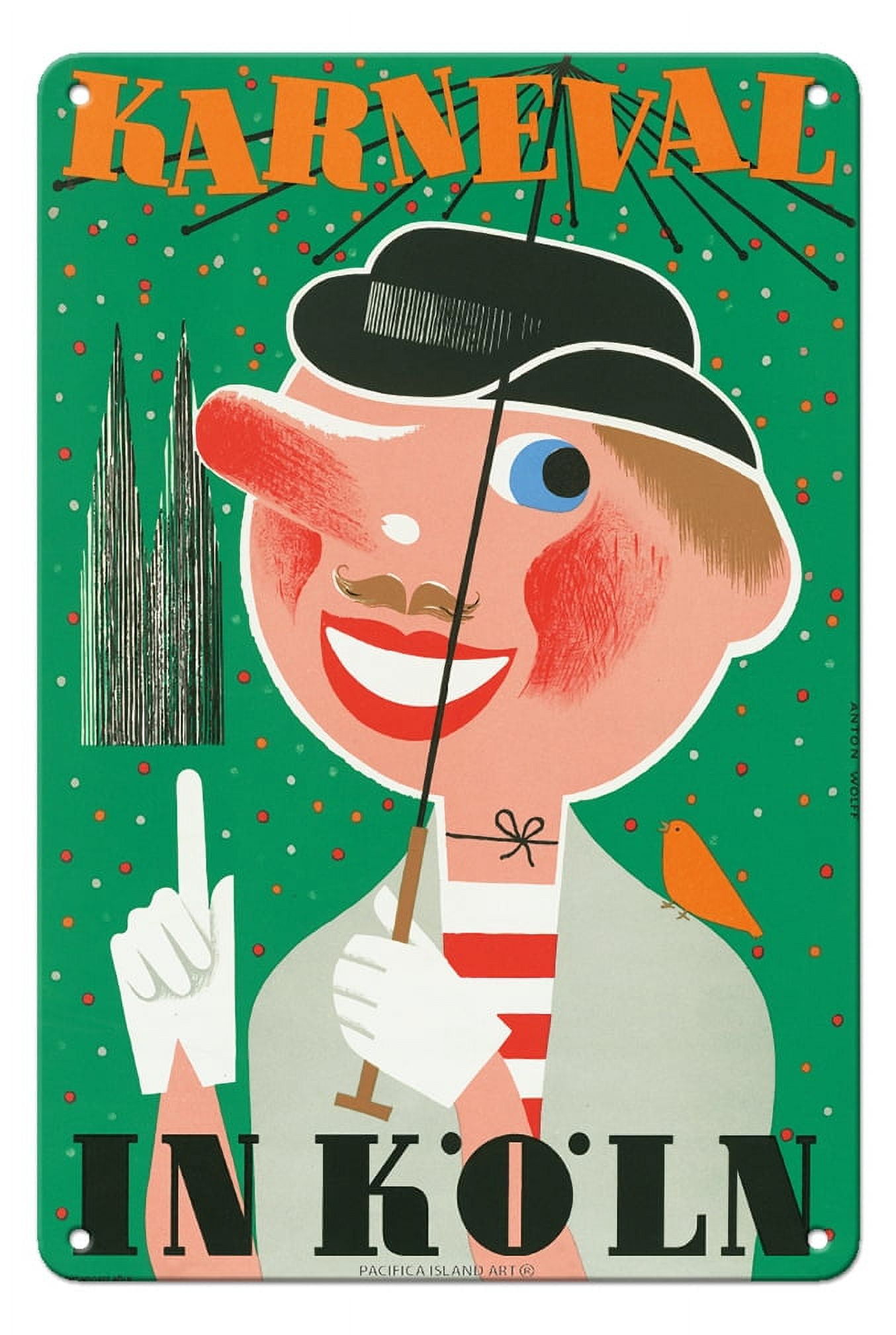 Karneval In Koln (Carnival In Cologne) Germany - Vintage Carnival ...