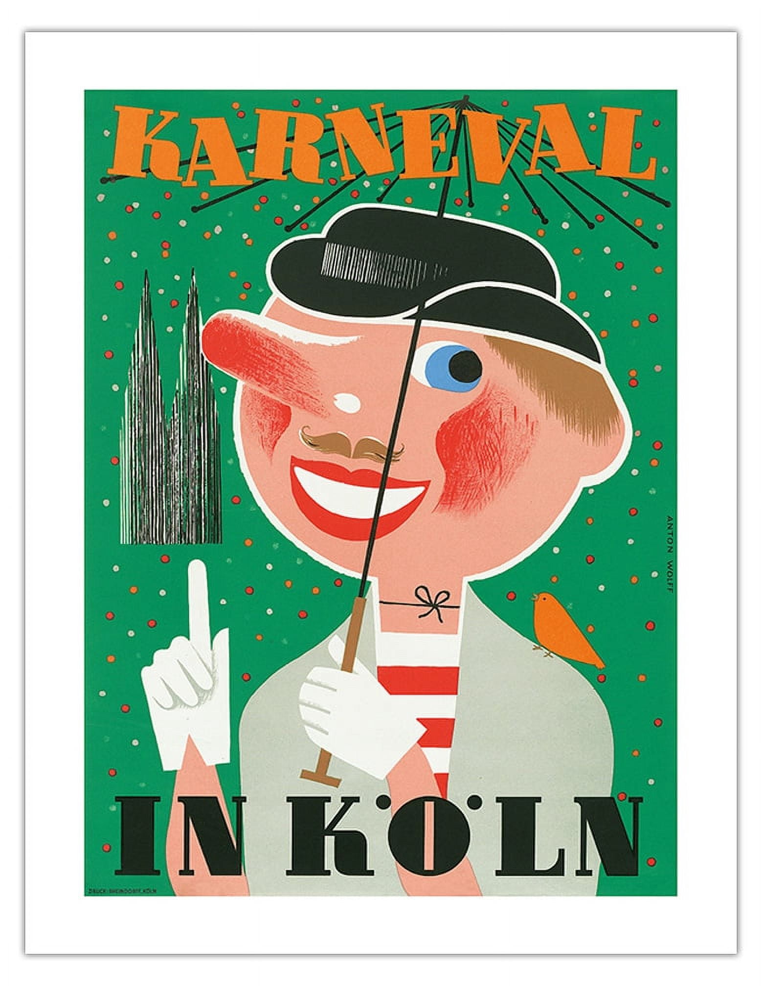 Karneval In Koln (Carnival In Cologne) Germany - Vintage Carnival ...