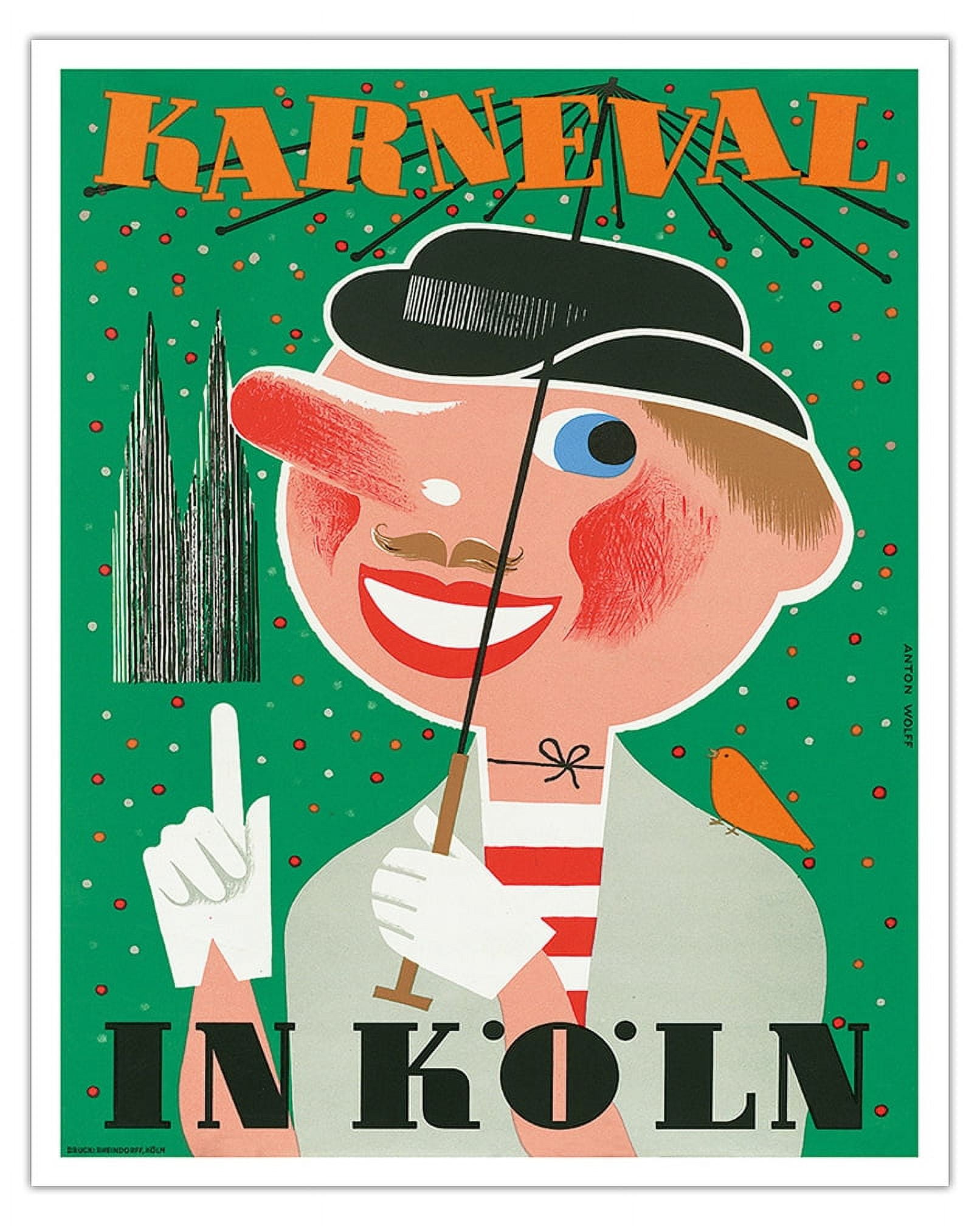 Karneval In Koln (Carnival In Cologne) Germany - Vintage Carnival ...