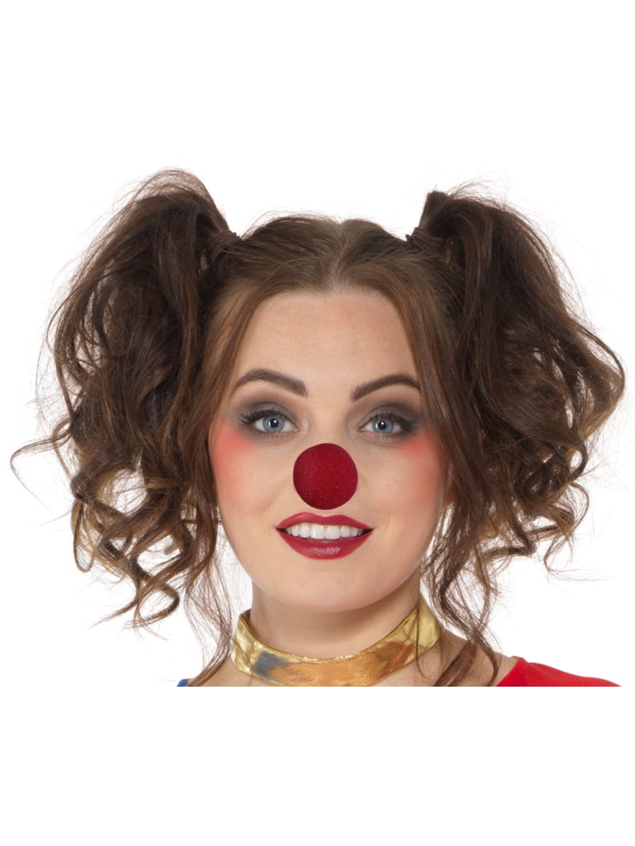 Karnival Costumes 4 Red Sponge Clown Noses Costume Accessory - Walmart.com