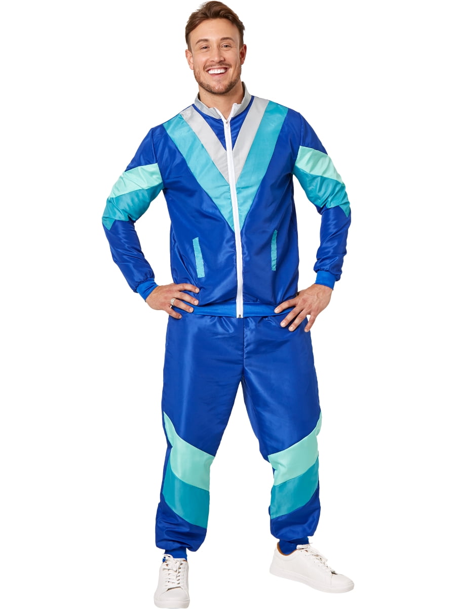 Karnival Costumes 80s Shell Suit Men's Costume Small 34-36 - Walmart.com