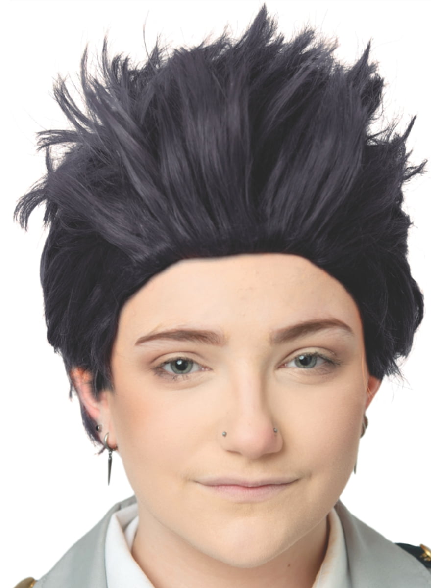 Karnival Costumes Adult's Anime Hero Black Spike Wig Costume Accessory ...