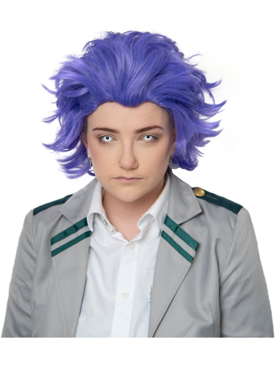 Karnival Costumes Adult's Anime Hero Purple Spike Wig Costume Accessory ...
