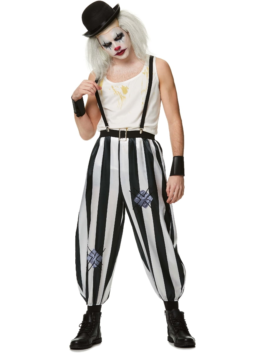 Karnival Costumes Deranged Killer Clown Men's Costume X-Large 46-48 ...
