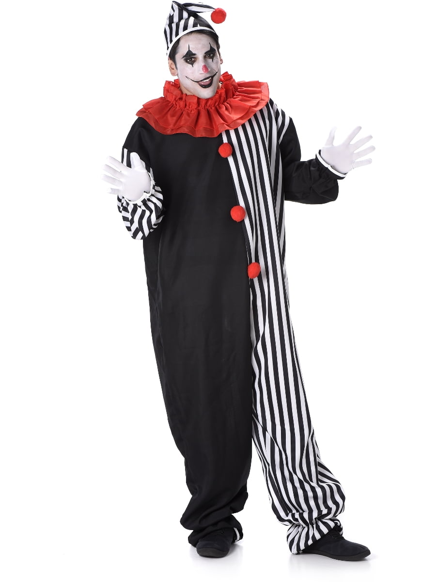 Karnival Costumes Evil Carnival Circus Clown Men's Costume X-Large 46 ...