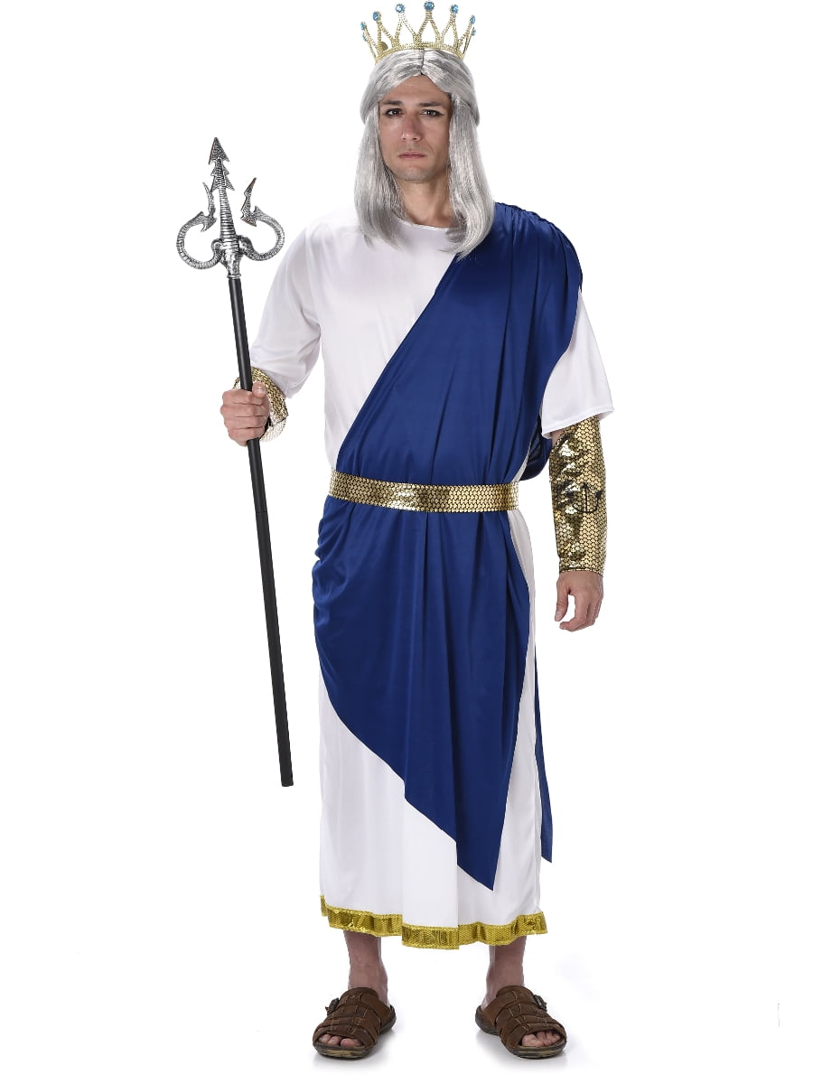 Karnival Costumes King Neptune Men's Costume X-Large 46-48 - Walmart.com