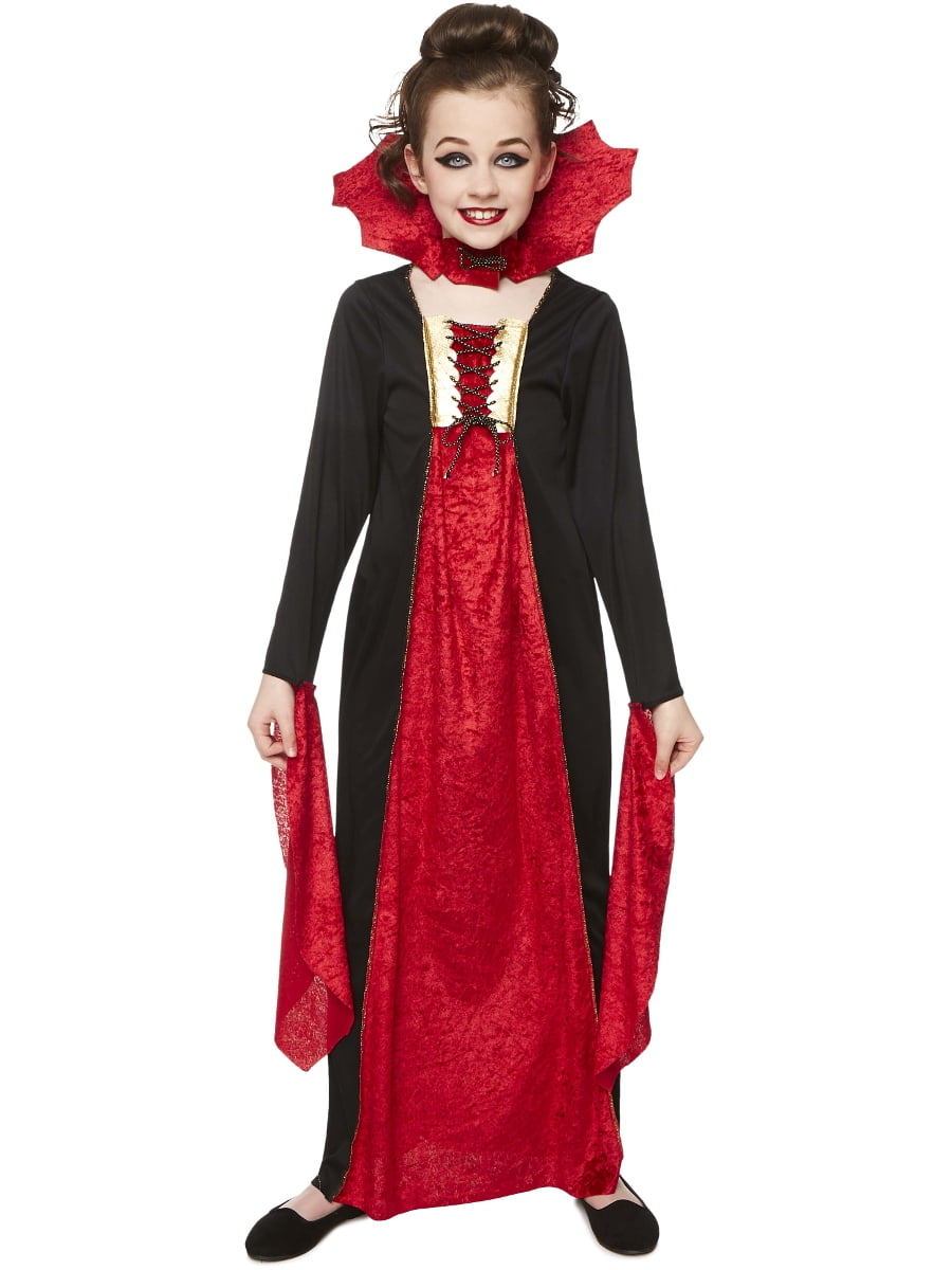 Karnival Costumes Red Court Vampiress Girl's Costume Large 7-8 ...