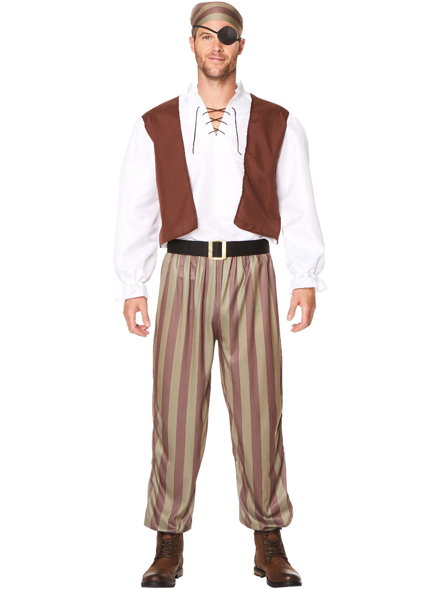 Seven Seas Ship Wrecked Pirate Men's Costume Medium 38-40 - Walmart.com