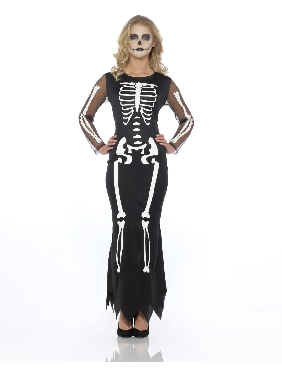 Skeleton Lady Of The Crypt Dress Women's Costume X-Large 18-20 ...