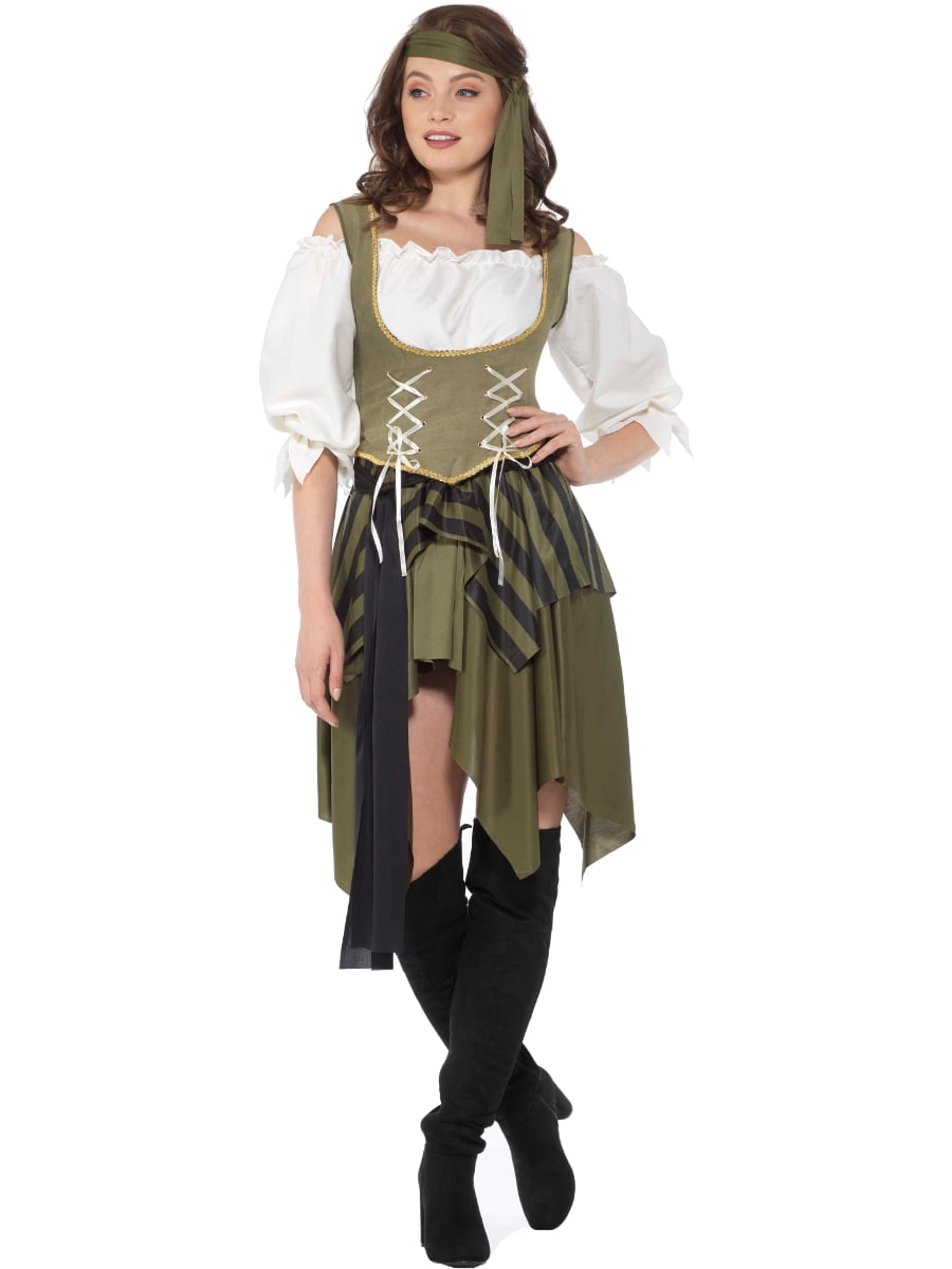 Karnival Costumes Swashbuckler Pirate Girl Women's Costume Medium 10-12 ...