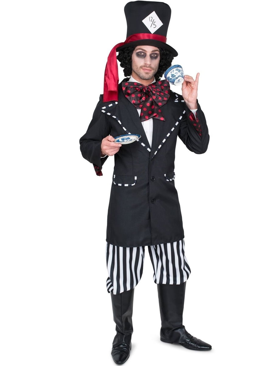 Karnival Costumes The Black Hatter Men's Costume Large 42-44 - Walmart.com