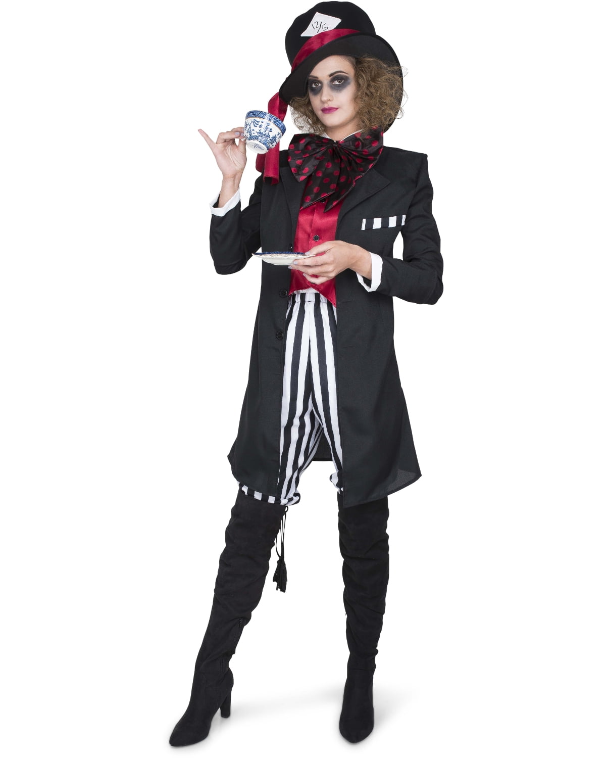 The Black Hatter Women's Costume Small 6-8 - Walmart.com