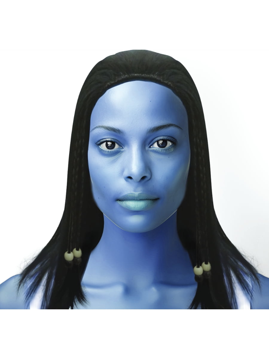Karnival Costumes Women's Blue Alien Tribe Wig Costume Accessory ...
